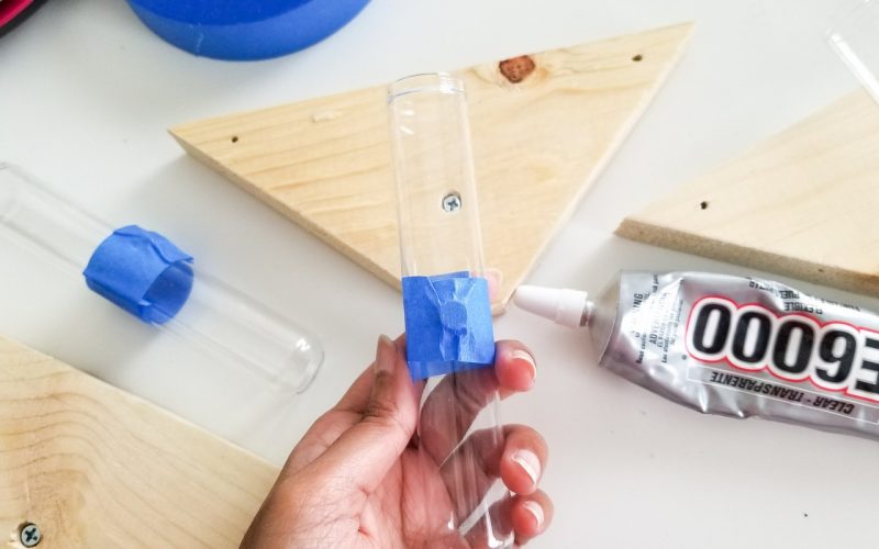 Cute DIY Test Tube Wall Planter - The Nomad Studio