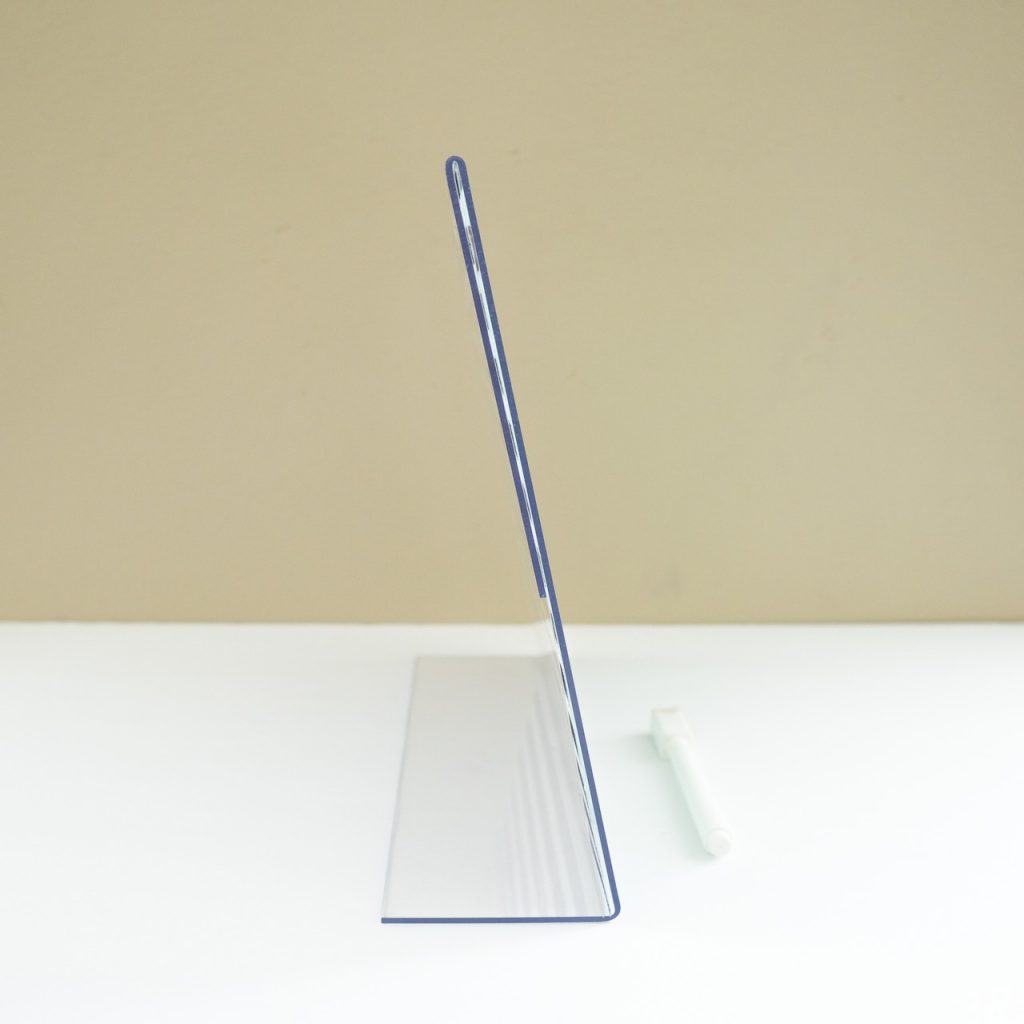 Table Top Dry Erase board using Acrylic Photo Frame - The Nomad Studio