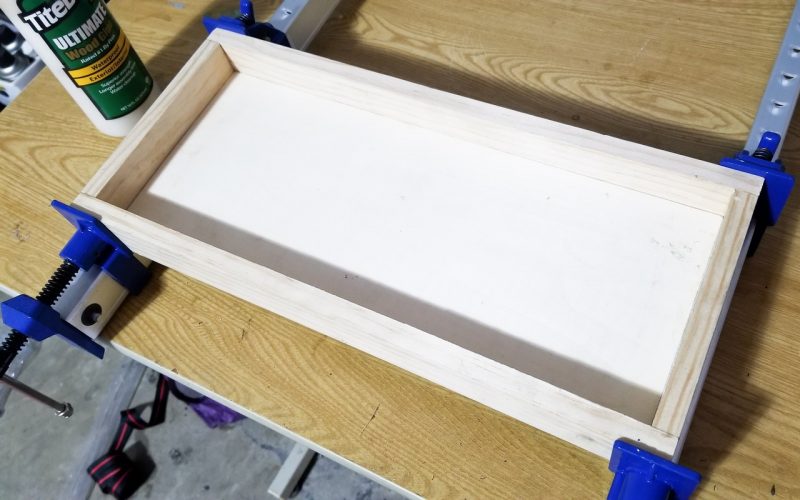 DIY Raised Wooden Tray - Kitchen Organizer | The Nomad Studio