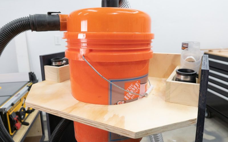 DIY Dust collection cart with vacuum and cyclone separator - The Nomad ...